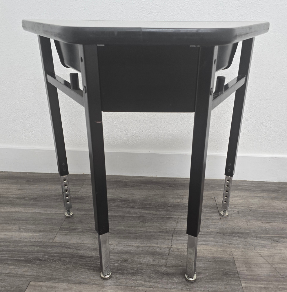 Open Front Student Desk, Wood Grain Top – School Excess