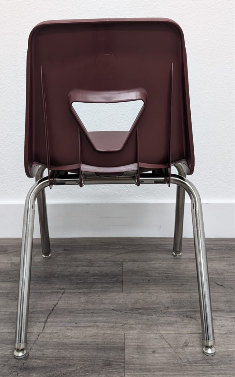 16 inch Stacking Student Chair, Burgundy (RF) – School Excess